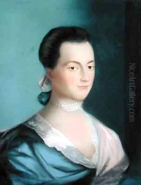 Abigail Smith Adams oil painting reproduction by Benjamin Blyth ...