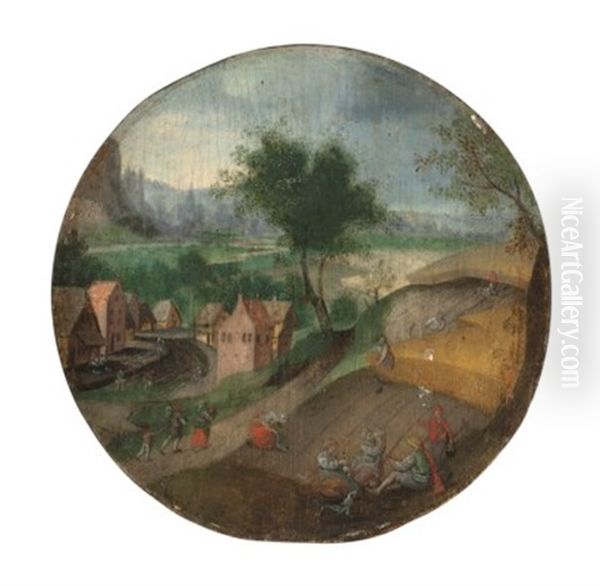 The Month Of August oil painting reproduction by Abel Grimmer ...