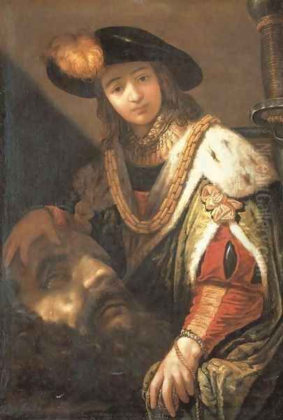 The Triumph of David over Goliath oil painting reproduction by Claude ...