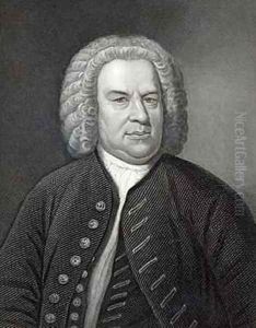 Portrait of Johann Sebastian Bach German composer oil painting ...