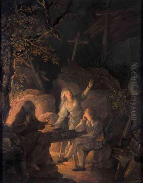 Romeo And Juliet In Friar Lawrence's Cell oil painting reproduction by ...