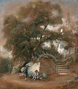 Untitled oil painting reproduction by Peter Philipp Rumpf ...