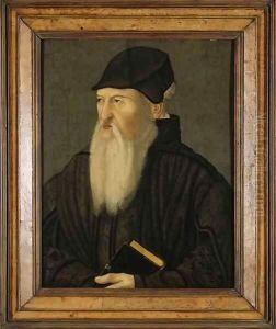 Portrait of Theodore Beza oil painting reproduction by Hans Asper ...