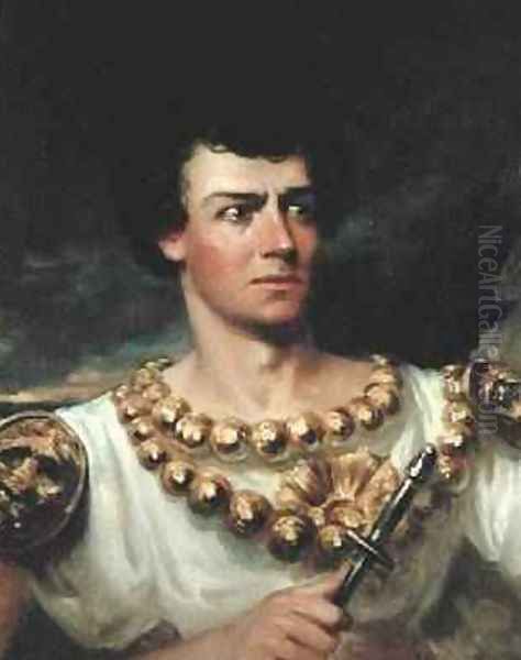 Edwin Forrest 1806-72 as Rolla oil painting reproduction by John Neagle ...