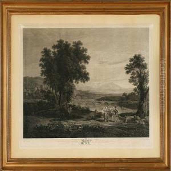 Jacob And Laban oil painting reproduction by William Woollett ...