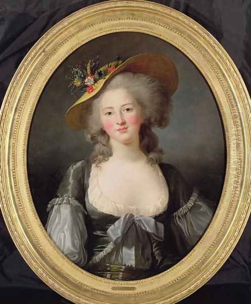Portrait of Princess Elisabeth of France 1764-94 a sister of Louis XVI ...
