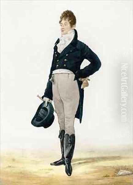 Portrait of George Beau Brummell 1778-1849 oil painting reproduction by ...