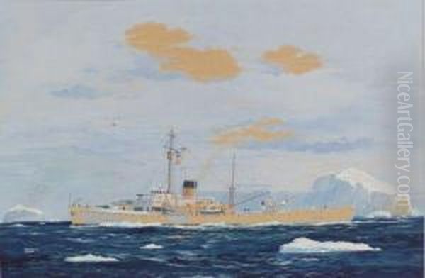U.s. Coast Guard Cutter George W. Campbell oil painting reproduction by ...