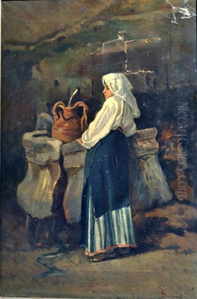 Popolana oil painting reproduction by Alfonso Simonetti ...