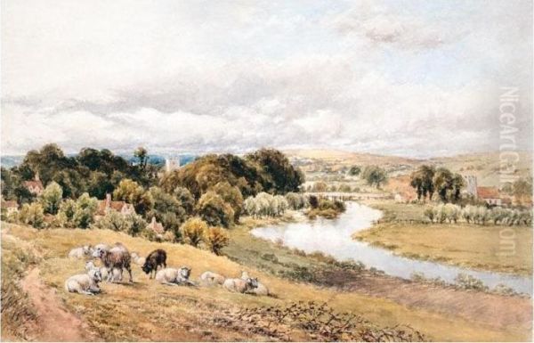 Landscape With River oil painting reproduction by Thomas James Soper ...