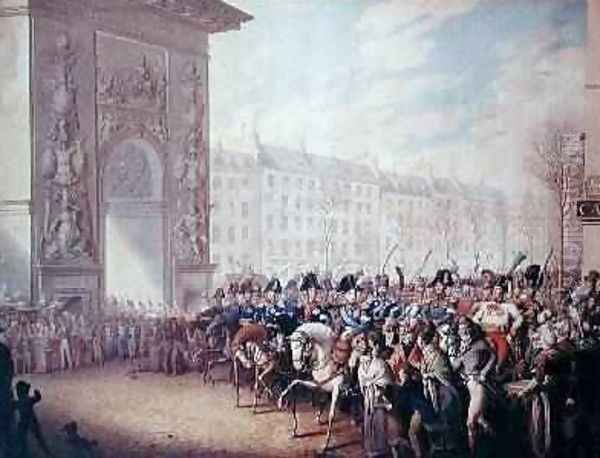 The Entrance of the Emperors into Paris oil painting reproduction by ...
