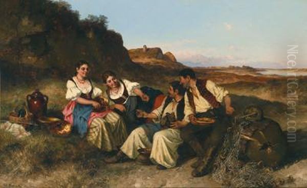 Pal Bohm oil painting reproduction by Pal Bohm - NiceArtGallery.com