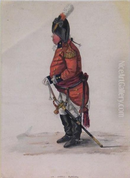 Portrait Of The Elderly General Sir Harry Burrard. oil painting ...