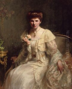 Portrait Of Mrs Haslam oil painting reproduction by Hugh Twenebrokes De ...