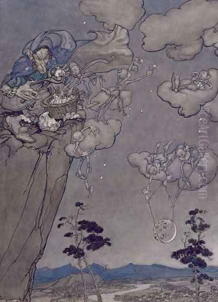 Illustration from Rip Van Winkle by Washington Irving 1783-1859 1904 ...