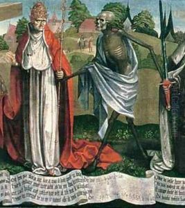 Danse Macabre 3 oil painting reproduction by Bernt Notke ...