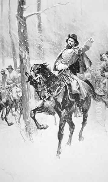 Portrait of General Nathan Bedford Forrest oil painting reproduction by ...