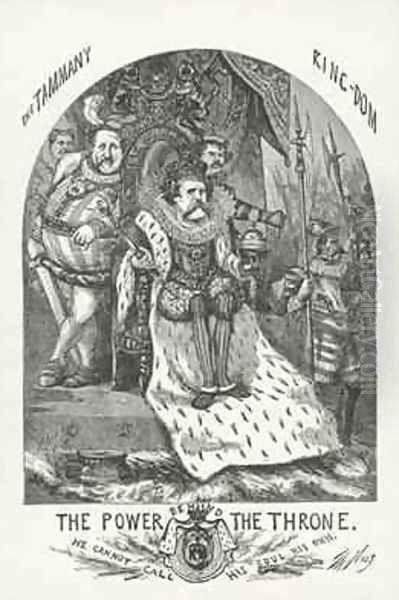 John T Hoffman and William Boss Tweed 1871 oil painting reproduction by ...