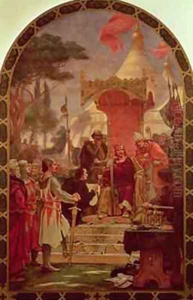 Magna Carta King John Painting