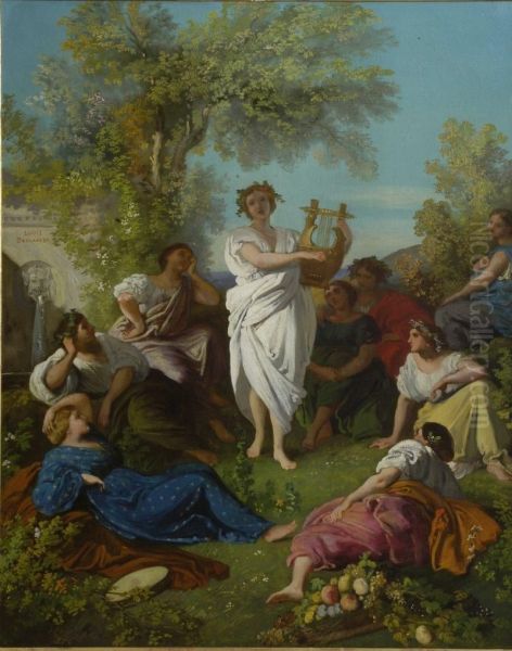 La Sagra Della Primavera oil painting reproduction by Louis Boulanger ...
