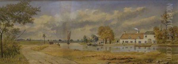 Horning Ferry oil painting reproduction by William Frederick Austin ...