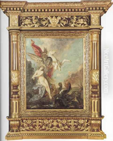 Andromeda oil painting reproduction by Gustave Moreau - NiceArtGallery.com