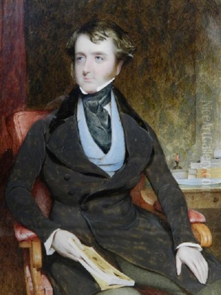 Portrait Of William Carmichael oil painting reproduction by William ...