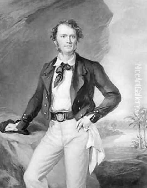Sir James Brooke 1803-68 Rajah of Sarawak oil painting reproduction by ...
