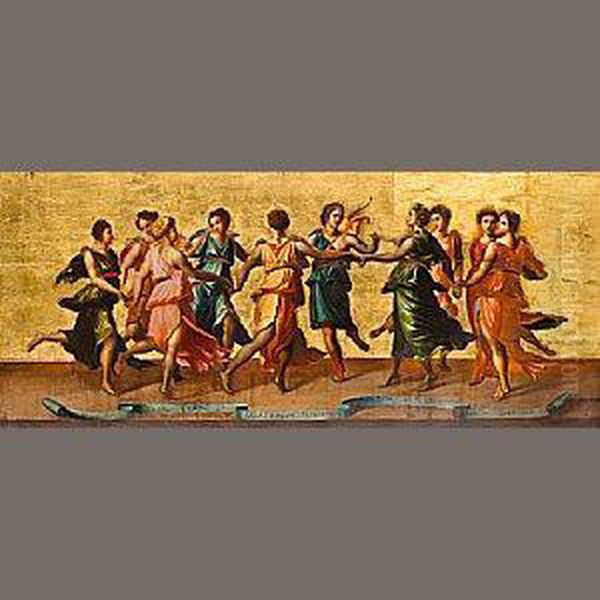 The Dance Of Apollo With The Nine Muses oil painting reproduction by ...