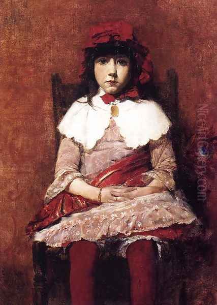 The Peacock Feather oil painting reproduction by Louis Ritter ...