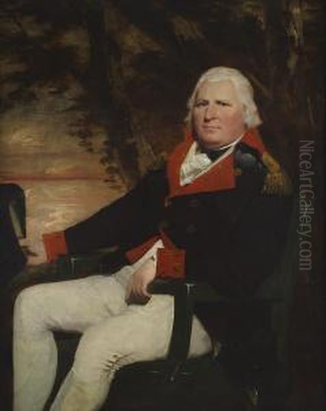 Three-quarter Length Portrait Of Governor Henry Hamilton oil painting ...