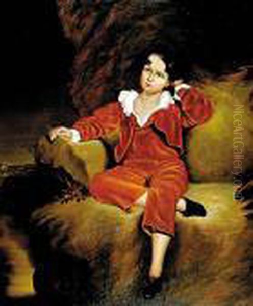 The Red Boy oil painting reproduction by Sir Thomas Lawrence ...