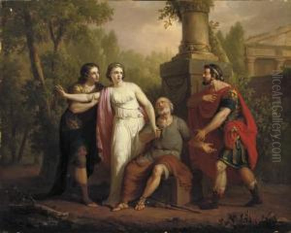 Achilles And Briseis Painting