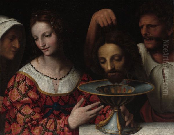 Salome With The Head Of Saint John The Baptist oil painting ...