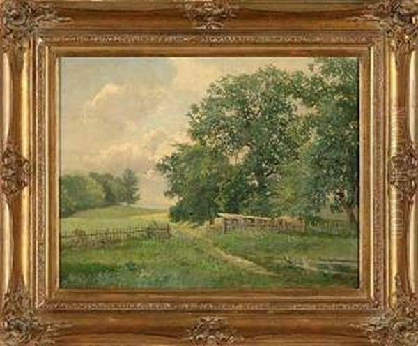 Die Eichen Von Ettenhofen oil painting reproduction by Carl Ernst ...