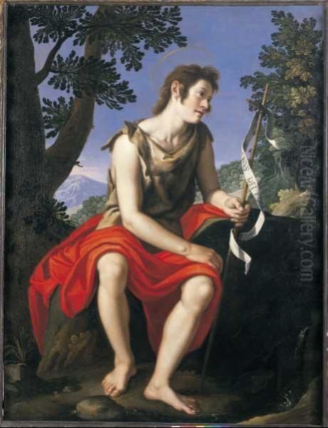 San Giovanni Battista oil painting reproduction by Domenico Cresti Il ...