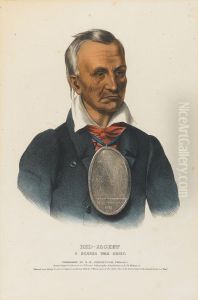 Red Jacket, A Seneca War Chief oil painting reproduction by Charles ...