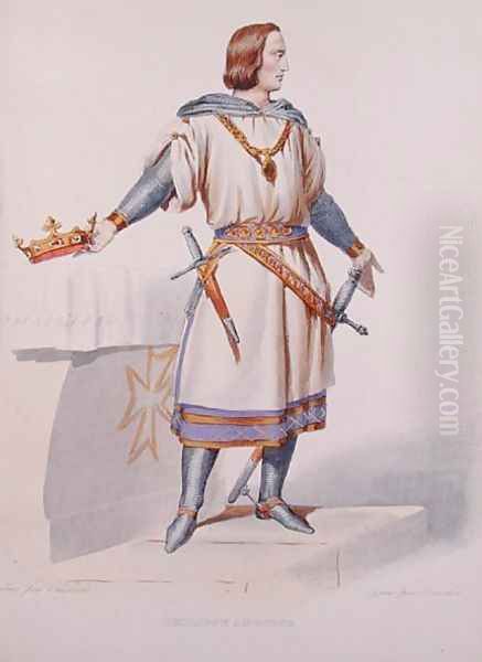 Portrait of Philip Augustus II (1165-1223) King of France oil painting ...